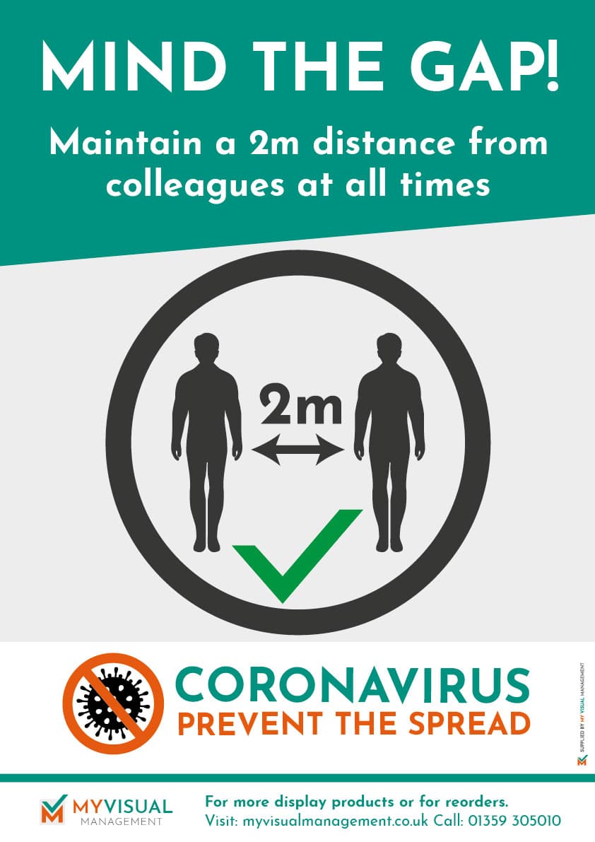 Social Distancing Signage | My Visual Management