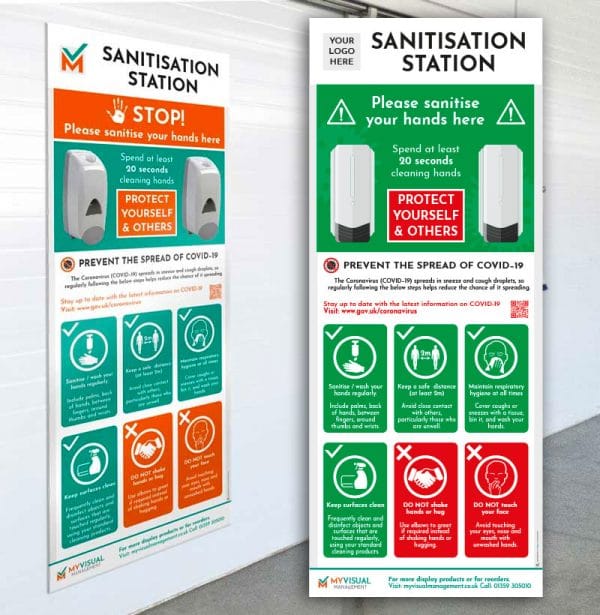 Hand Sanitisation Stations | My Visual Management