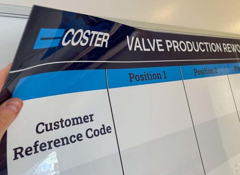 Magnetic Whiteboard Overlays | My Visual Management