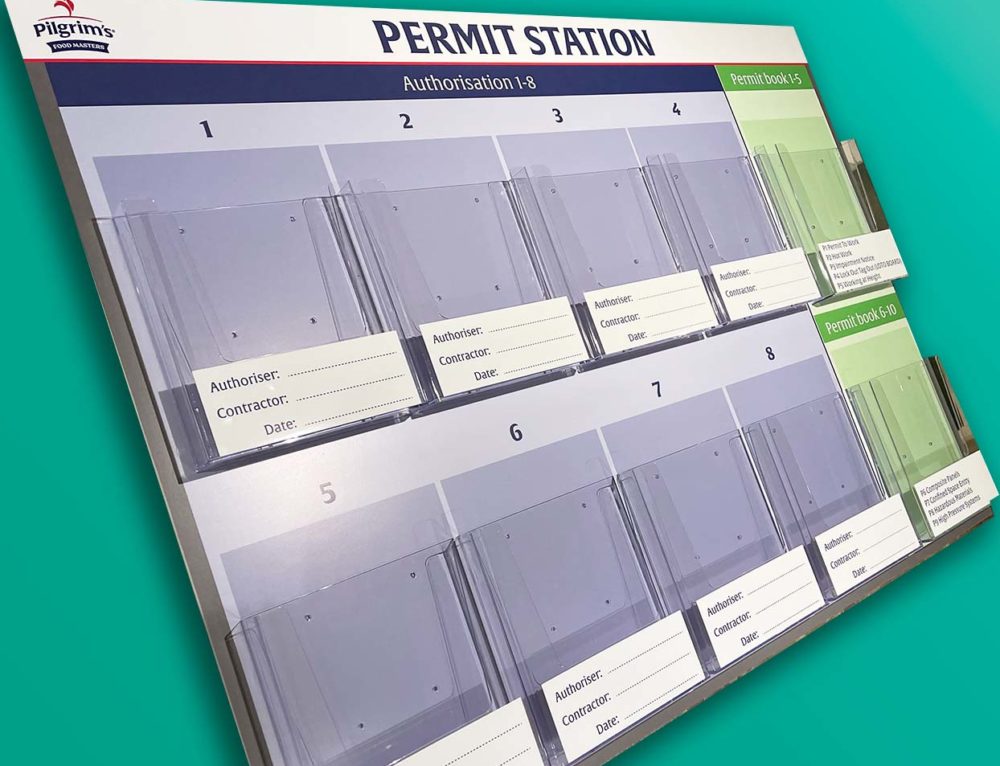 PPE procedure stations for Del Monte | My Visual Management