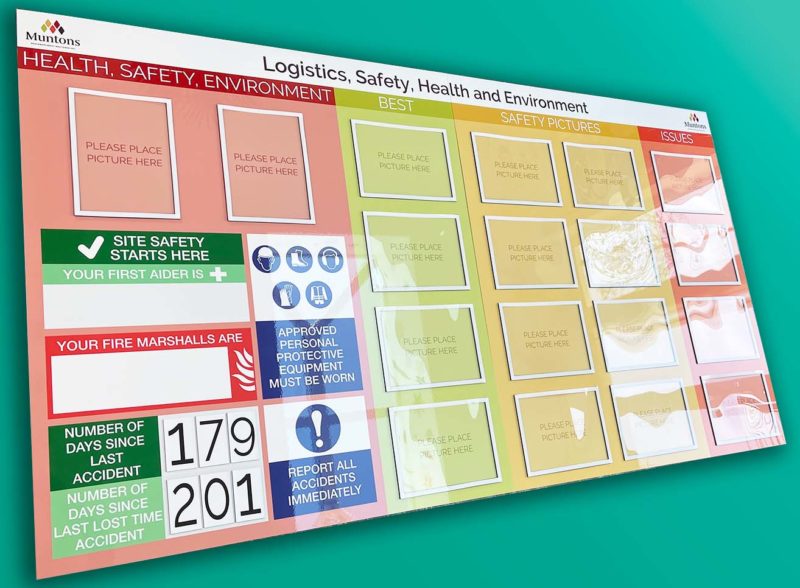 Health & Safety and Logistics Board | My Visual Management